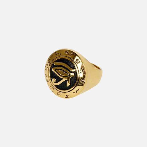 "HORUS" RING - GOLD – Masión | Men's Premium Jewelry | Chains, Pendants ...