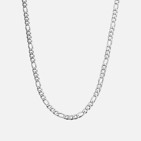 FIGARO 5MM CHAIN - WHITE GOLD – Masión | Men's Premium Jewelry | Chains ...